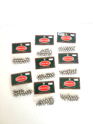 Lot of 8 Jingle Bells 8mm 24pcs Small Bells for Crafts DIY Christmas ...