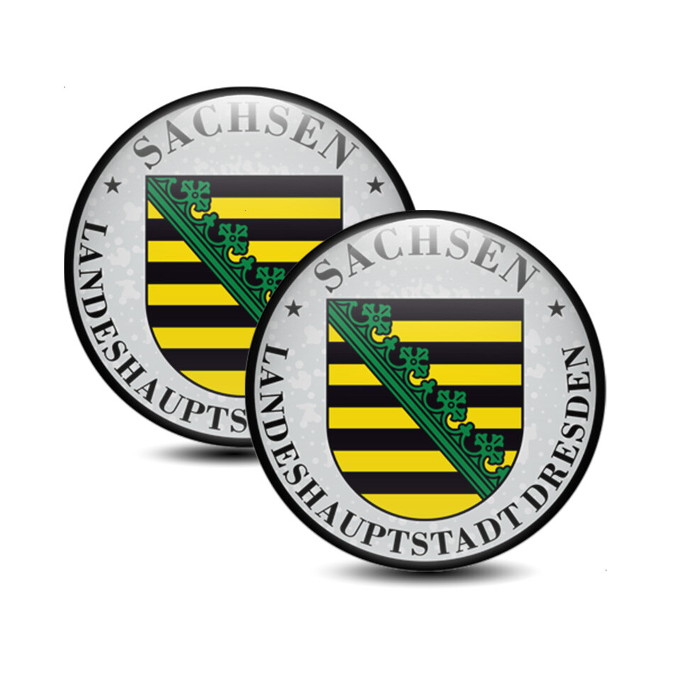 2x 3D Gel Stickers German License Plate Registration Seals Badge All ...