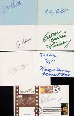 The Andy Griffith Show Autographed Cast Signed Griffith/ Howard/Morris ...