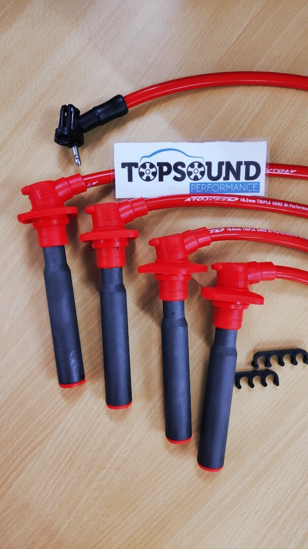 AROSPEED TRIPLE CORE 10.2mm Ignition Wires Toyota Corolla 4AFE AE101 ...