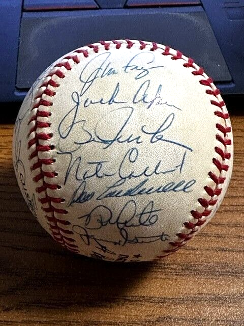MLB OLD TIMERS 4 SIGNED AUTOGRAPHED BASEBALL! Lou Brock, Ralph Kiner ...