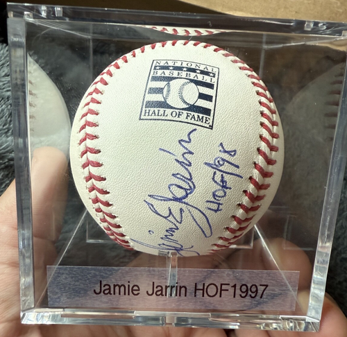Jamie Jarrin Signed Autographed Baseball HOF 1998 Dodgers Ford Frick ...