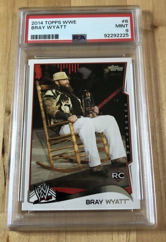 2014 Topps WWE Bray Wyatt RC Rookie #6 PSA 9 | eBay