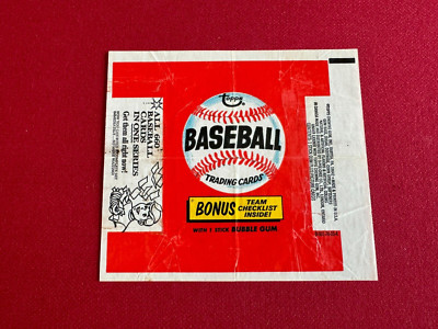 1974, TOPPS Baseball Trading Card Wrapper (Scarce / Vintage) | eBay