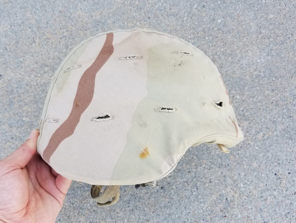 Untouched MICH ACH Helmet 4th Infantry Division Iraq OIF Combat Worn ...