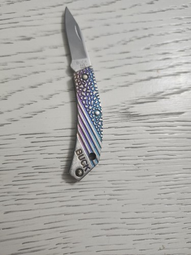Buck 565 X Mini Titanium Folding Pocket Knife made in USA | eBay