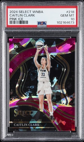 2024 PANINI SELECT WNBA PINK ICE #218 CAITLIN CLARK PSA 10 | eBay