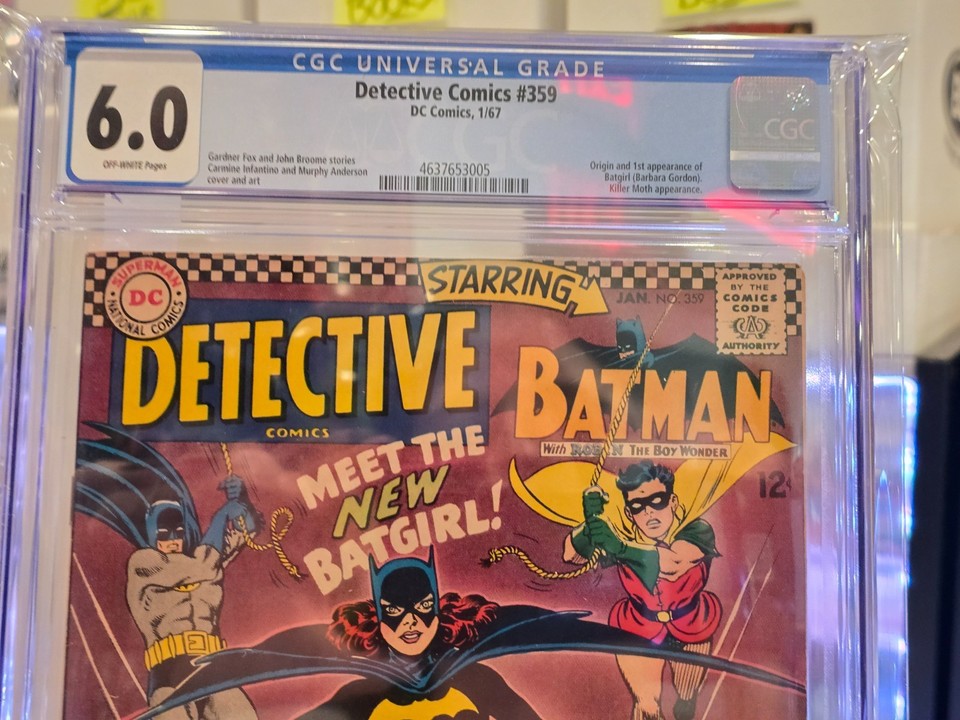 Detective Comics 359 Dc 1967 Cgc 6 0 1st App Of Batgirl Killer Moth