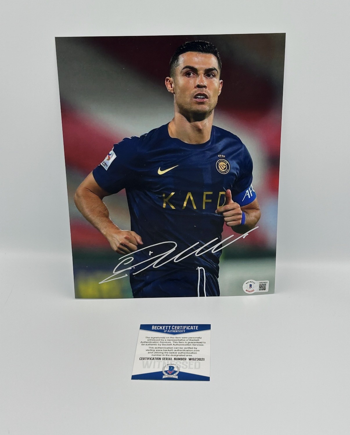 Cristiano Ronaldo Autographed Memorabilia | Signed Photo, Jersey ...
