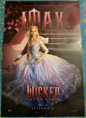 Wicked For Good- AMC IMAX 27x40 DS POSTER- Limited Edition PROMO - New ...