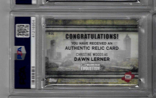 2017 The Walking Dead Dawn Lerner Evolution - Costume Relics PSA 10 | eBay