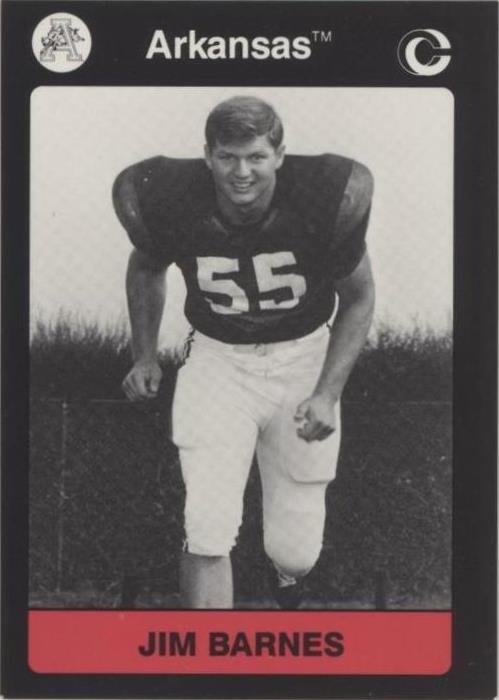 1991 Collegiate Collection Jim Barnes #72 for sale | eBay