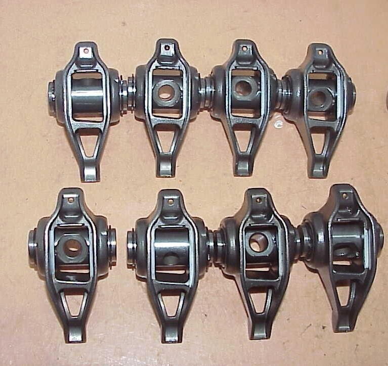 16 Stainless Upgraded Trunion Style LS7 Rocker Arms 8 Offset 8 Straight ...