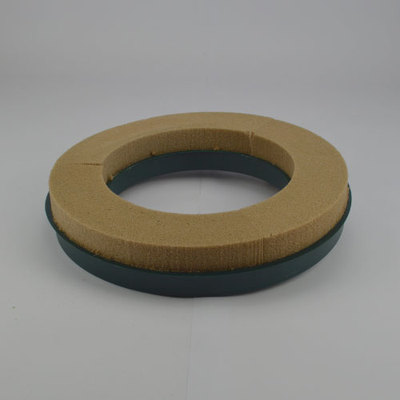 WREATH RINGS 10" DRY FLORAL FOAM (PLASTIC BACKED) FUNERAL OASIS SKU ...