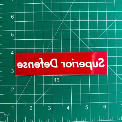 Superior Defense Reverse Red Stock Options Sticker one7six, FOG, SupDef ...