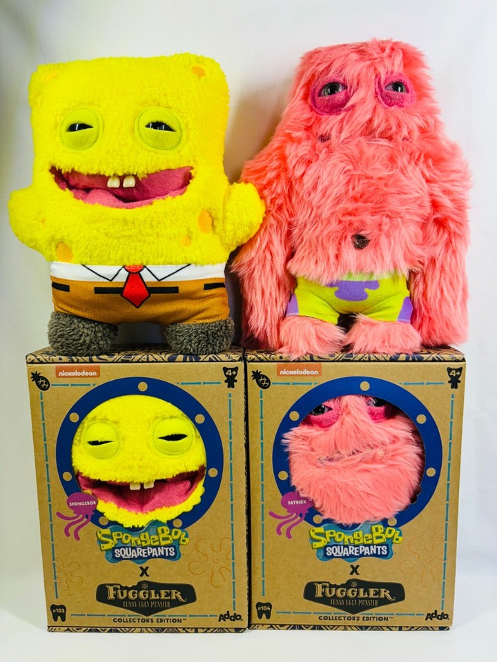 SET OF 2 x Fuggler SpongeBob SquarePants Patrick Star Nickelodeon BRAND ...