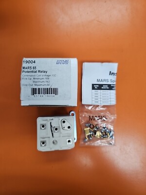 Mars 19004 65 Potential Relay 332 Continuous Coil Voltage (SF) | eBay