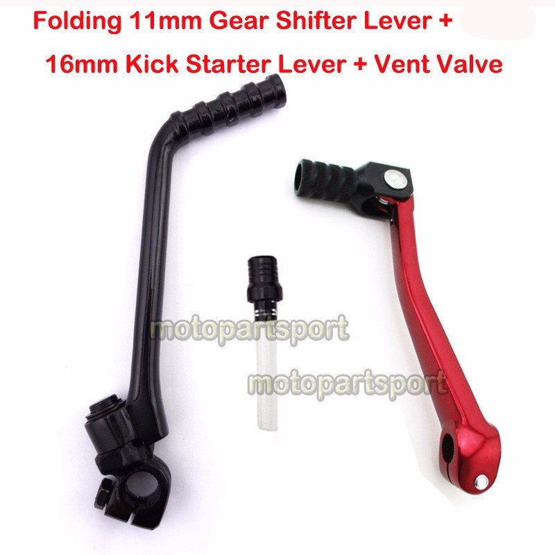 Folding Gear Shifter Lever Kick Starter 140cc 150cc 160cc Lifan YX Pit ...