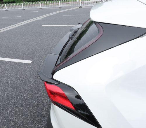 For 2019-2023 Toyota RAV4 Black ABS Rear Trunk Spoiler Tail Middle Lid ...