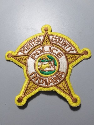 OLD STYLE PORTER COUNTY INDIANA IN POLICE SHERIFF SHOULDER PATCH | eBay
