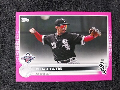2022 Topps Pro Debut ELIJAH TATIS Fuchsia Parallel 017/199 White Sox # ...
