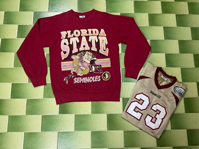 Vintage 90s Florida State Seminoles Sweatshirt Size M FREE!!! Seminoles ...