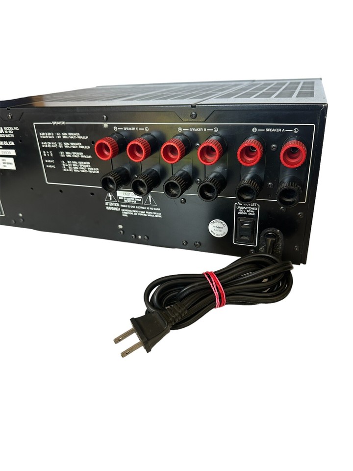 Yamaha Natural Sound Stereo Power Amplifier M-80 (FOR PARTS OR REPAIR ...
