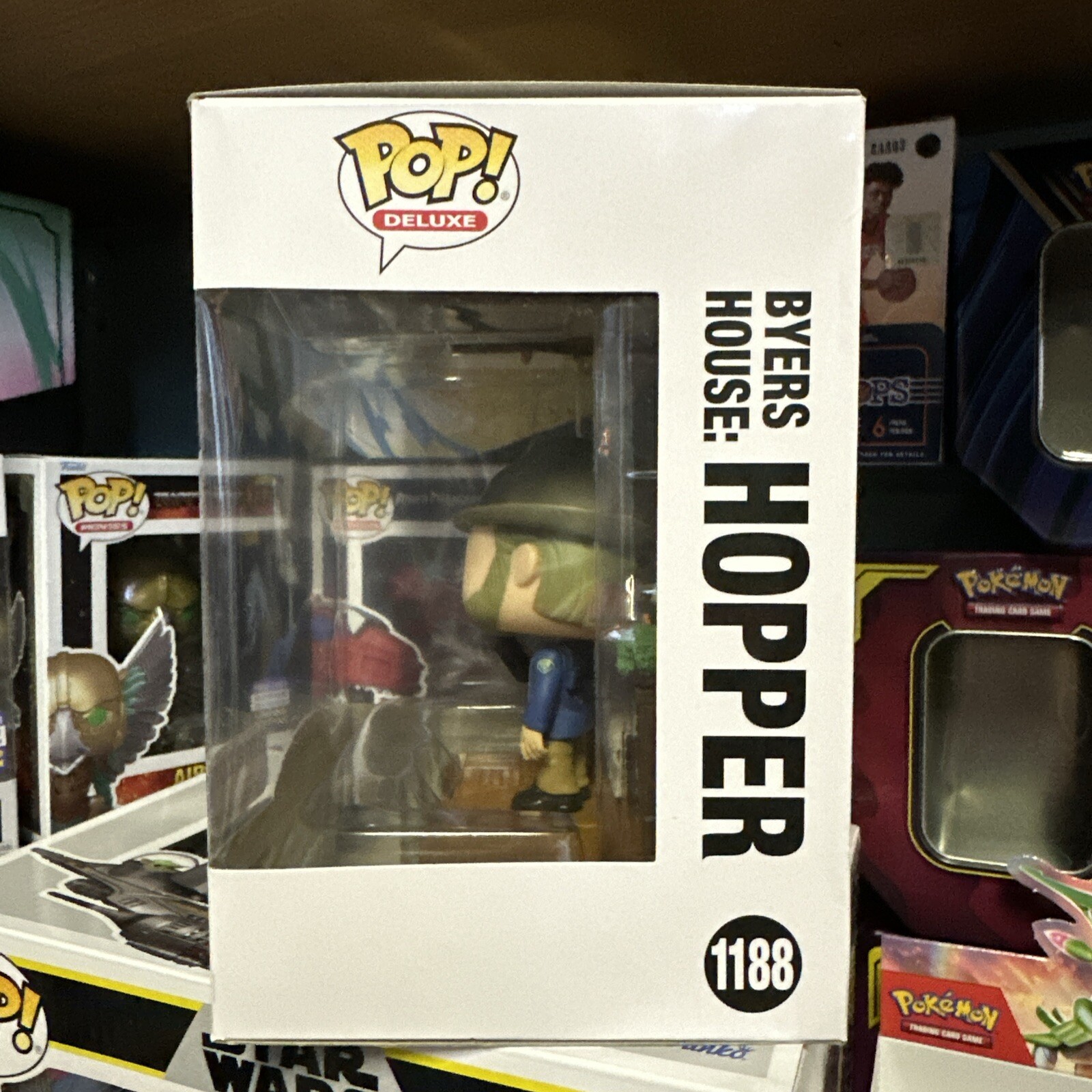 Funko Pop! Deluxe: Stranger Things Build A Scene - Byers House Hopper ...