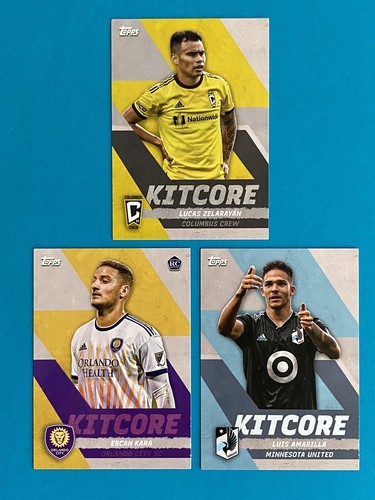 2023 Topps MLS Kitcore Card Insert Lot Zelarayan Ercan Kara Luis ...