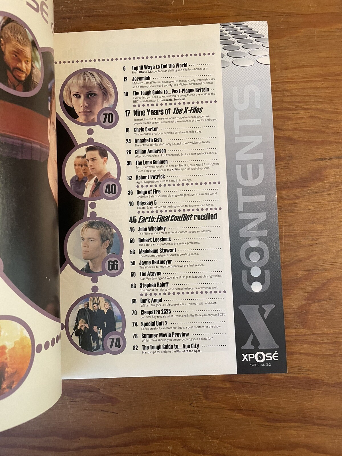 2001 Xpose Special #15 Sci Fi Magazine Michelle Trachtenberg Buffy ...