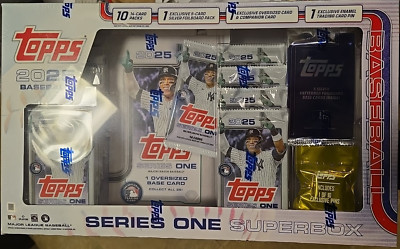2025 Topps Baseball Superbox Series 1 One Factory Sealed In Hand | eBay