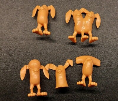 Alex Pardee Bunnywith PVC Mini Figure Set of 5 Flesh | eBay