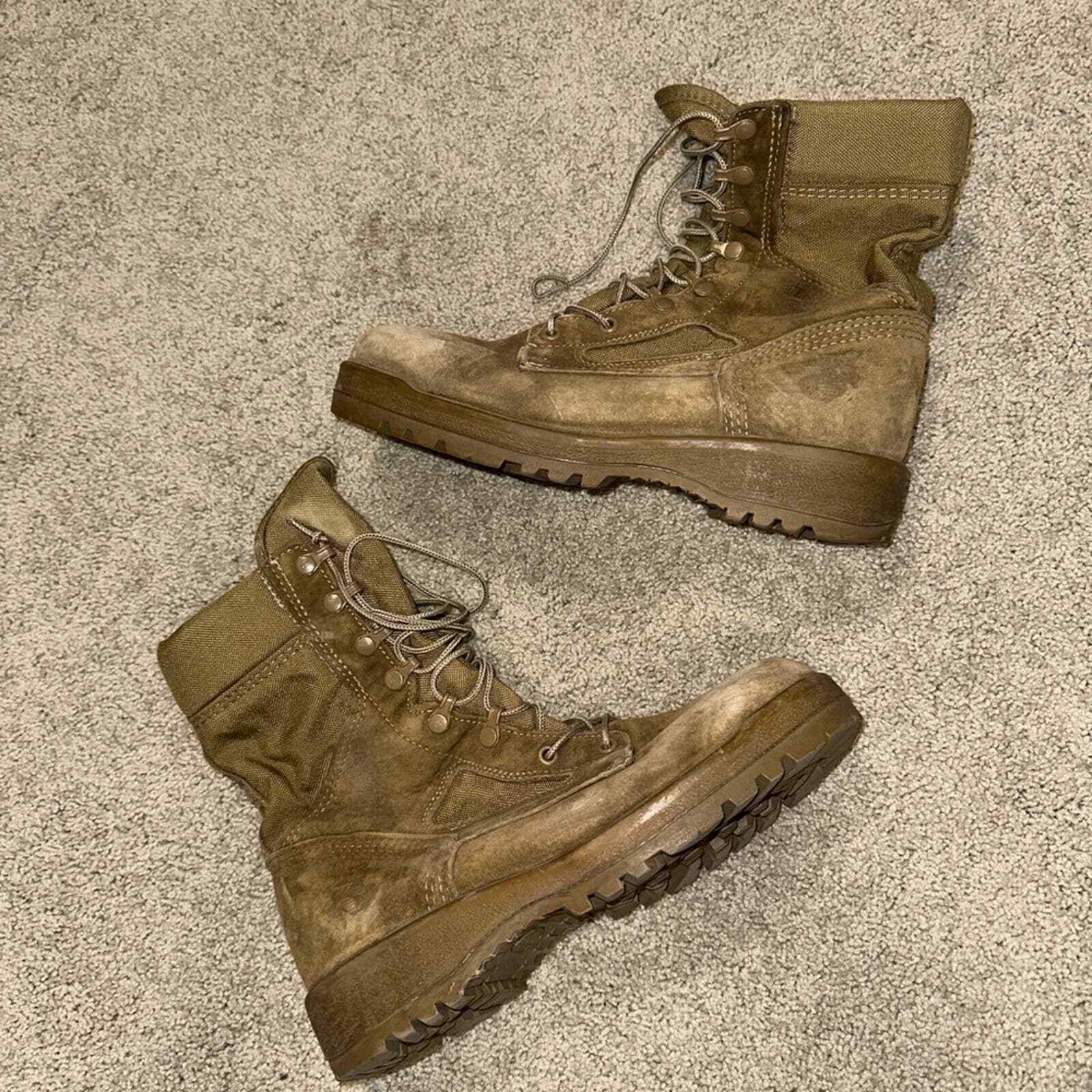 Authentic USMC Bates Desert Combat Boots- Men’s 7.5/8 | eBay