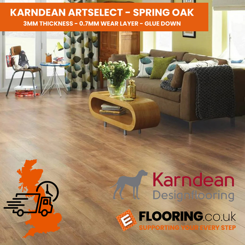 LOW STOCK! Karndean Spring Oak RL01 Art Select Wood Flooring, 3.25m2 Per Pack | eBay UK