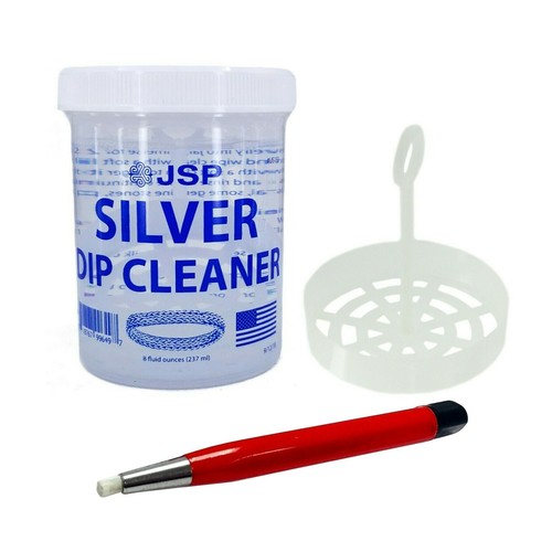 8oz Sterling Silver Dip Jewelry Cleaner Tarnish Remover Solution ...