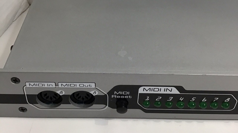 M-Audio MIDIsport USB 8x8/S MIDI Interface 19" Rack Mount SMPTE Read ...