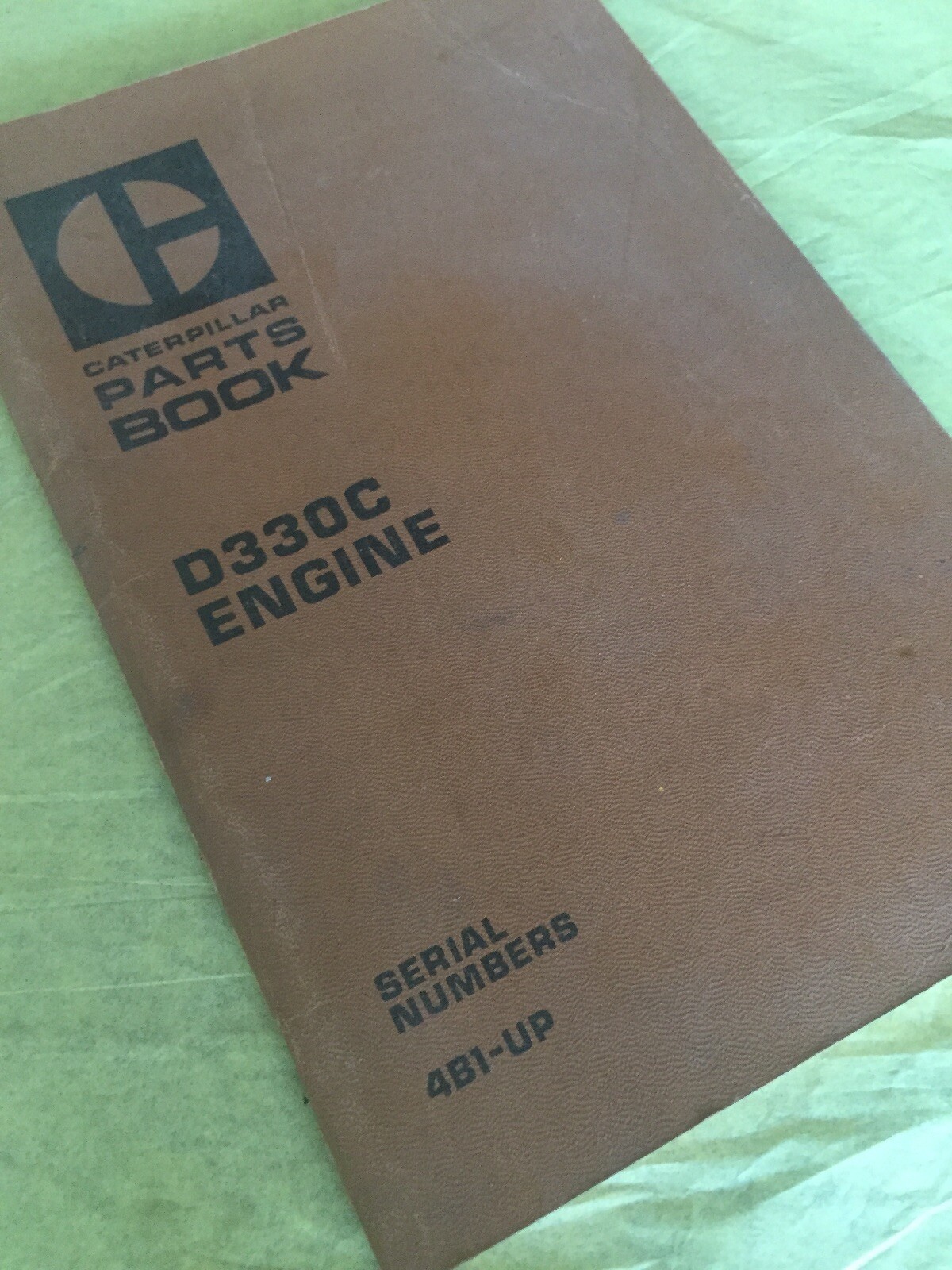 CAT CATERPILLAR D330C ENGINE PARTS MANUAL BOOK S/N 4B1-UP Ship Service ...
