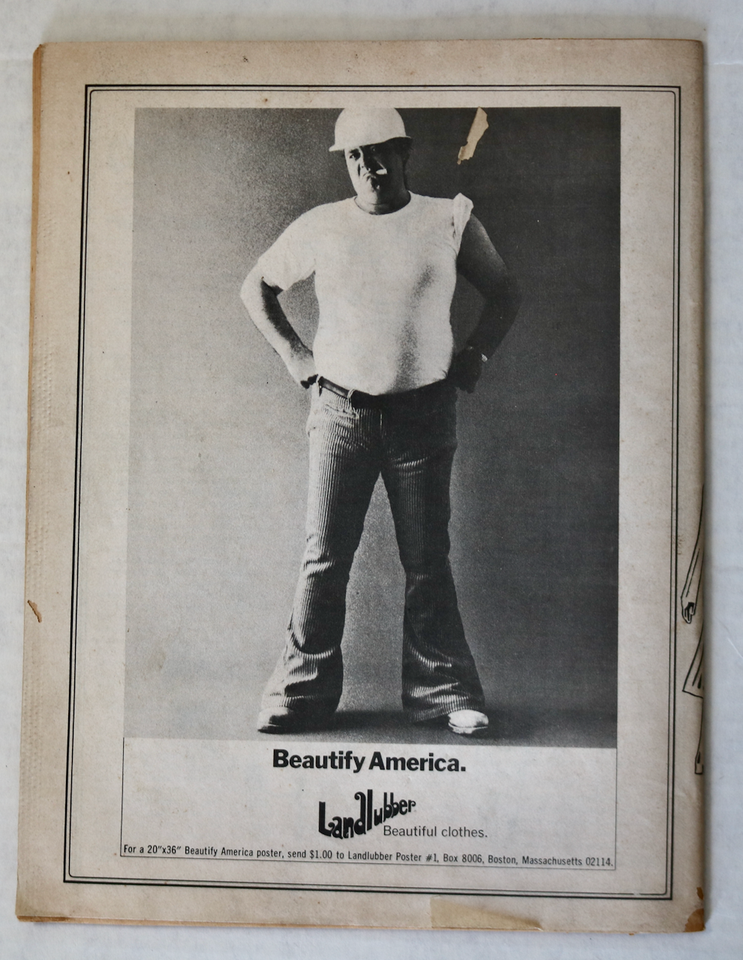 RAGS vintage counter culture fashion magazine 5 Oct 1970 Barbara Kruger ...