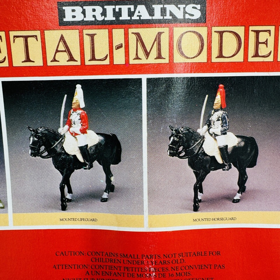 Vintage Britains Metal Models Mounted Lifeguard Hand Painted 1984 Toys ...