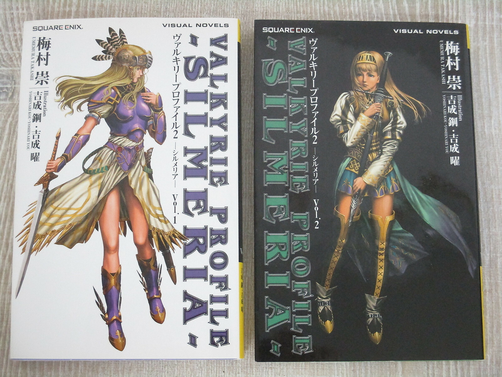 VALKYRIE PROFILE SILMERIA Novel Complete Set 1&2 TAKASHI UMEMURA PS2 ...