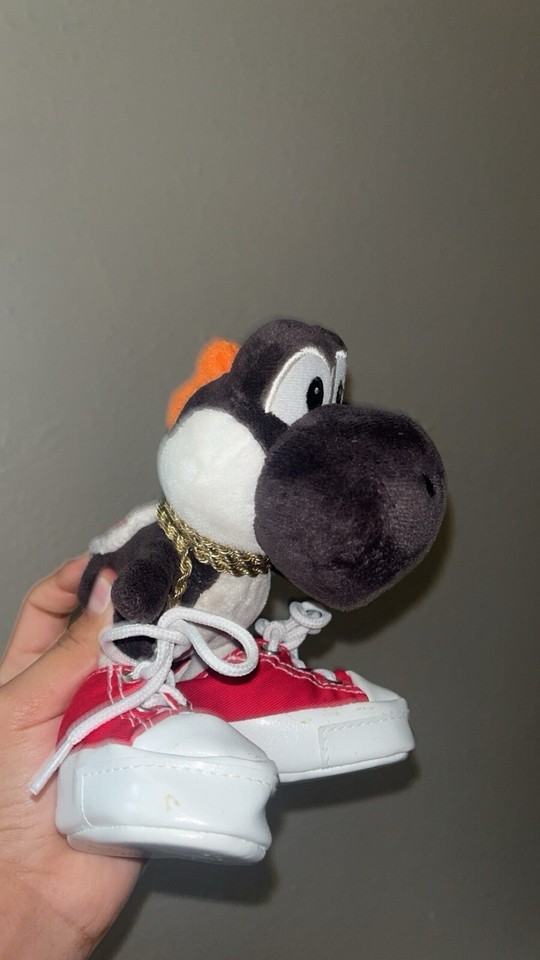 REALLY ACCURATE SML BLACK YOSHI PLUSHIE | eBay