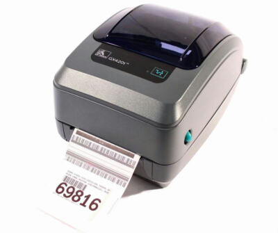 Zebra GX420T GX42-100410-000 Thermal Barcode Label Printer Network USB ...