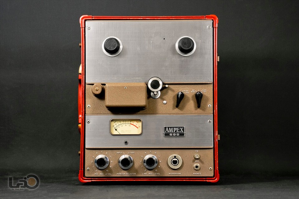 AMPEX MODEL 600 Reel-to-Reel Tape Recorder & Model 620 Speaker ...