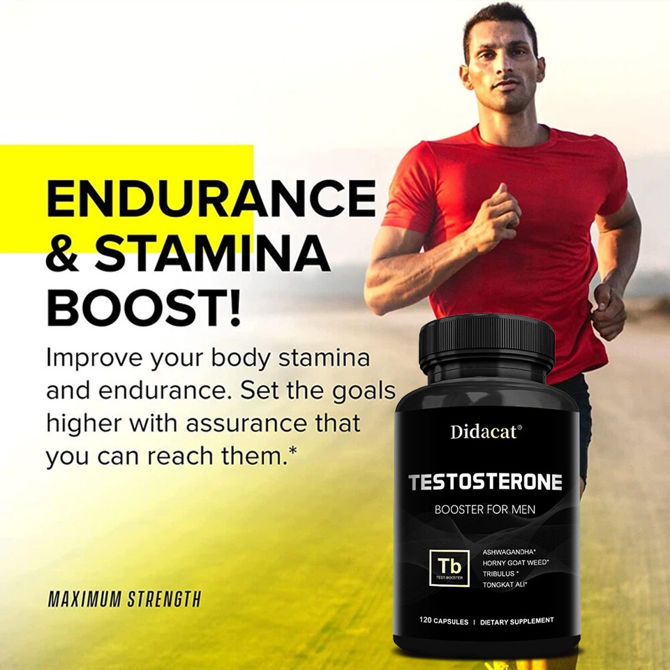 Natural Testosteron Booster - Increase Energy, Improve Muscle Strength ...