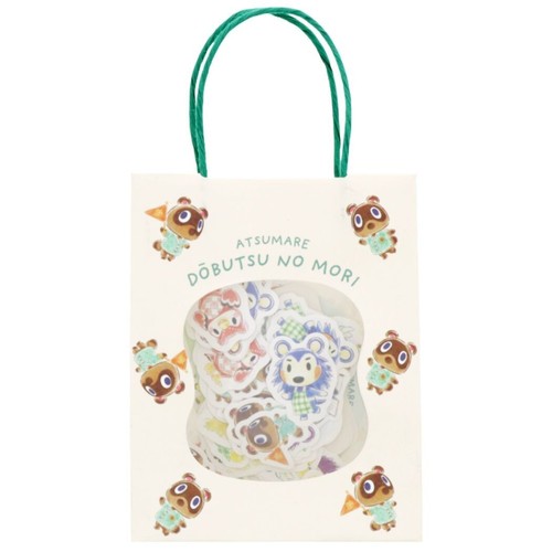 Animal Crossing Sticker With Paper Bag Nintendo Decoration Stationary ...