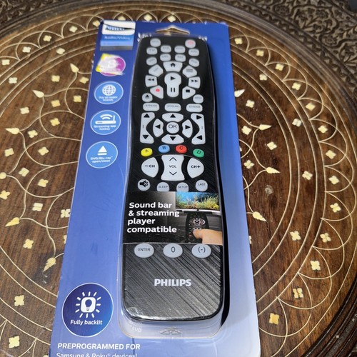 NEW Philips 8 Device Elite Plus Backlit Universal Remote Control ...