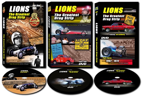 NEW (3) DVDs Lions The Greatest Drag Strip Video Documentary 5+HOURS ...
