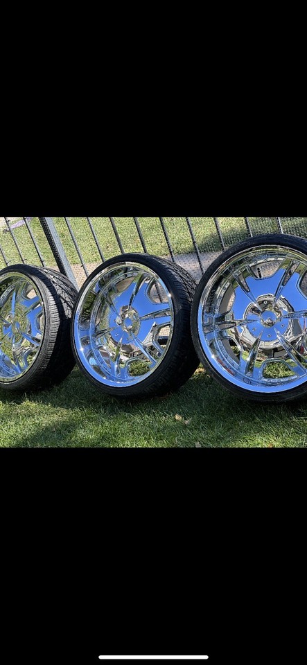 24" Wheels and Tires Set | 6x139.7 Bolt Pattern | 305/35 | 24 inch ...