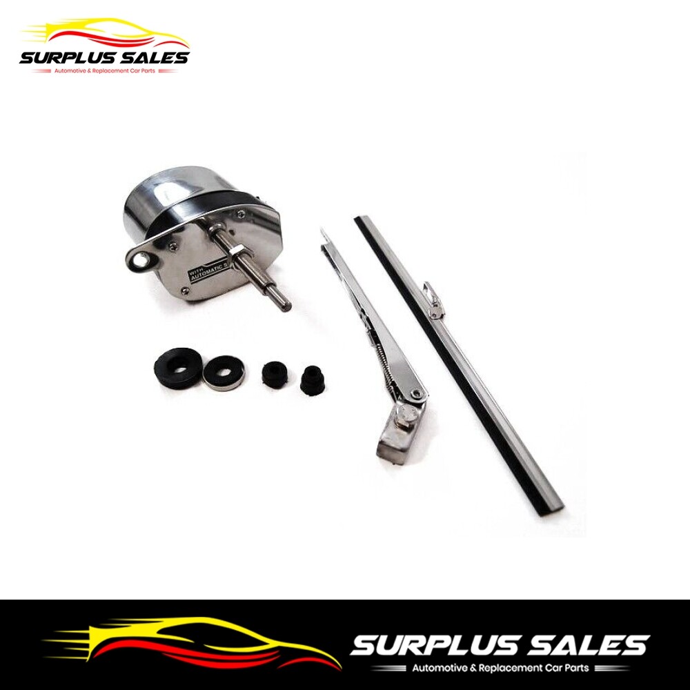 R6558 RPC Universal Stainless Steel Windscreen Wiper Kit 12V | eBay