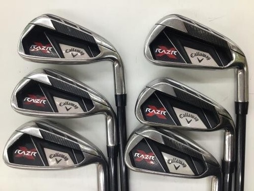 Callaway RAZR X Irons #5-9,Pw(6Clubs)/RAZR X SERIES 65i/Flex:SR/ Iron ...